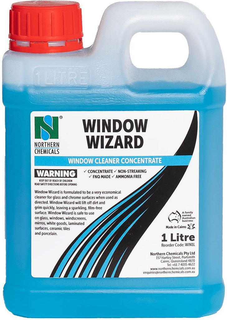 Window Wizard - Window Cleaning Concentrate – Northern Chemicals | Cleaning Supplies Cairns