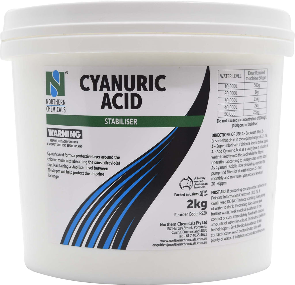 Cyanuric Acid - Bulk (Pool Sunscreen / Stabiliser) – Northern Chemicals ...