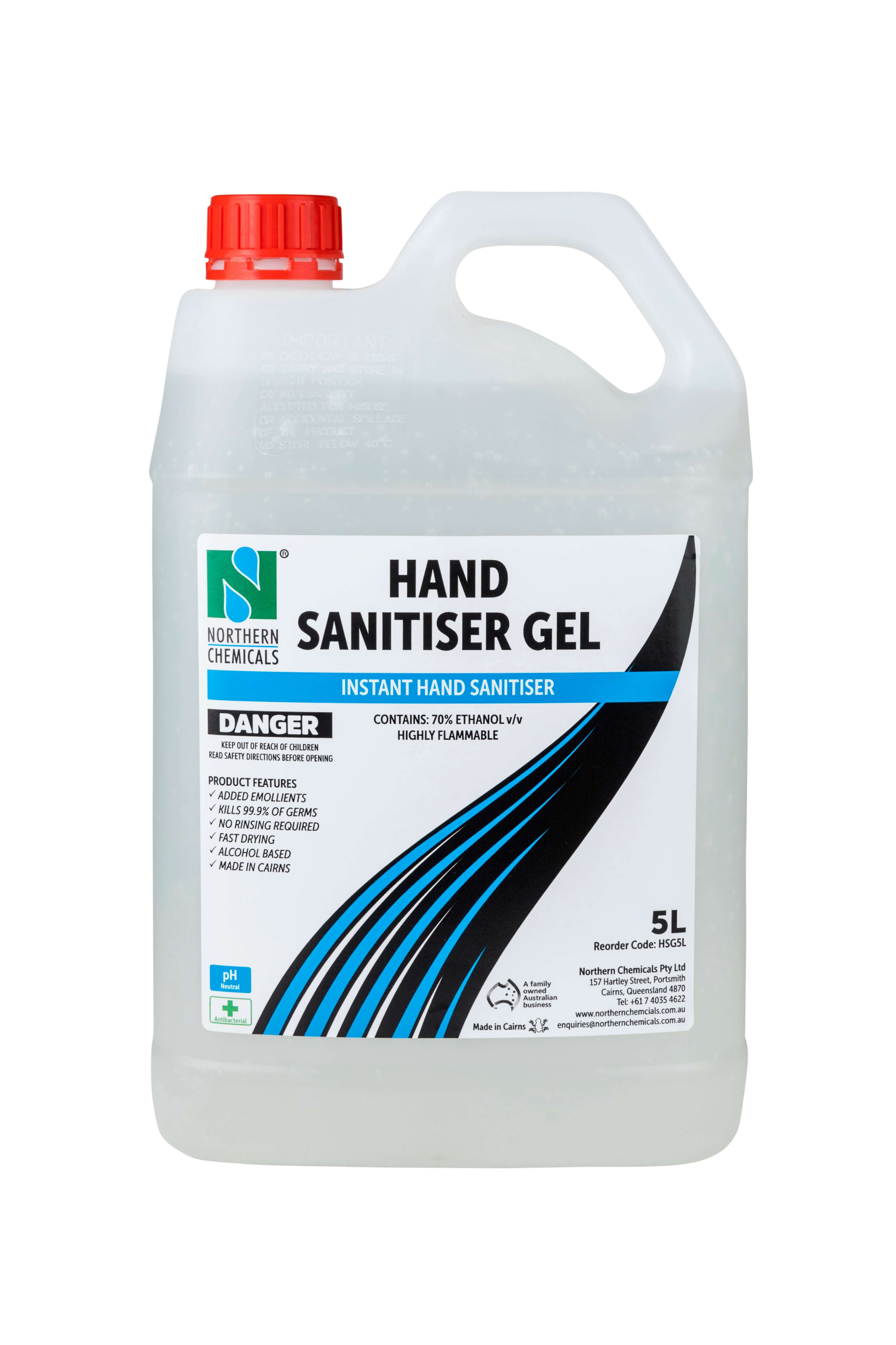 Hand Sanitiser Gel – Northern Chemicals | Cleaning Supplies Cairns