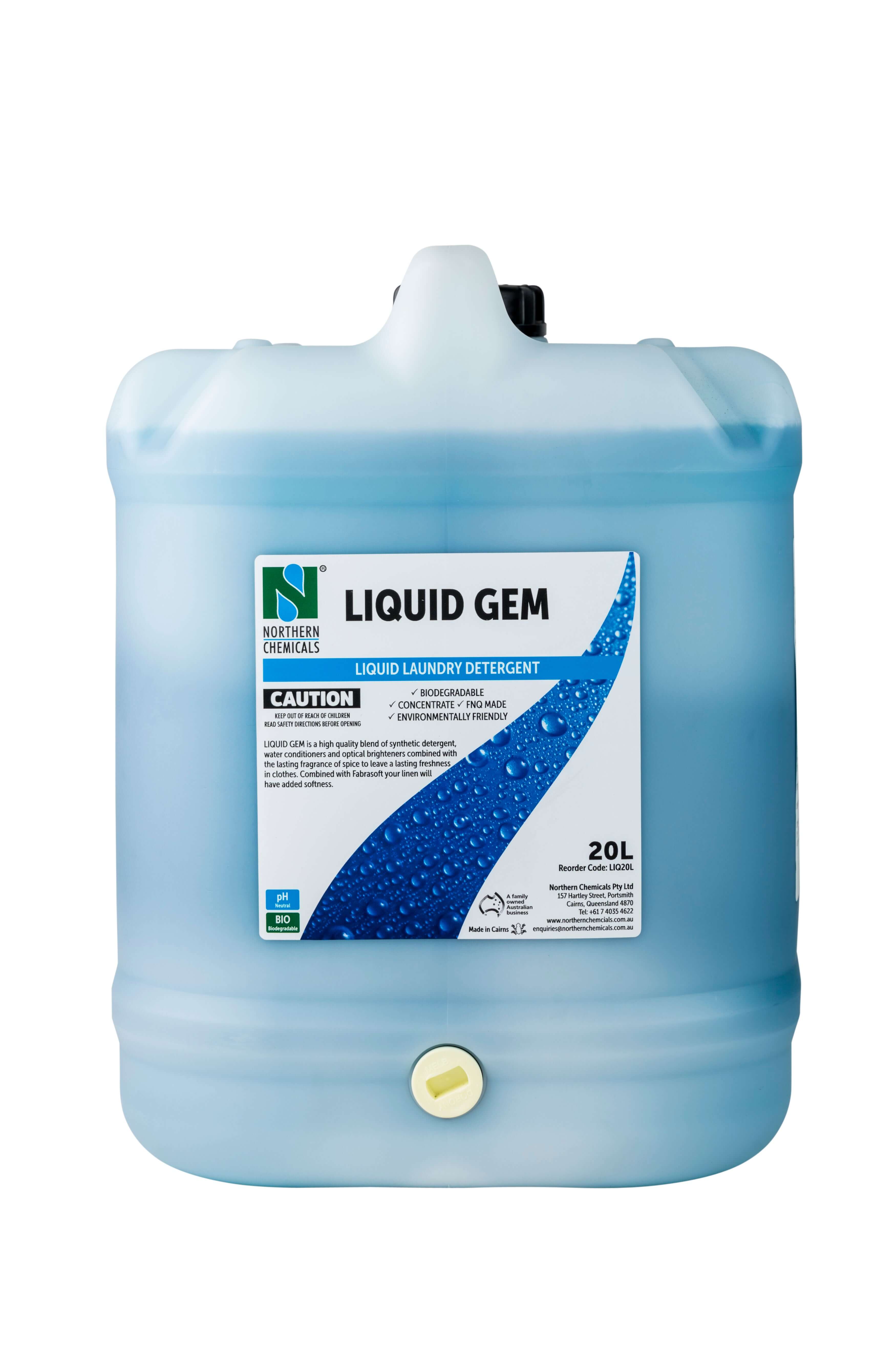 Liquid Gem - Liquid Laundry Detergent – Northern Chemicals | Cleaning ...