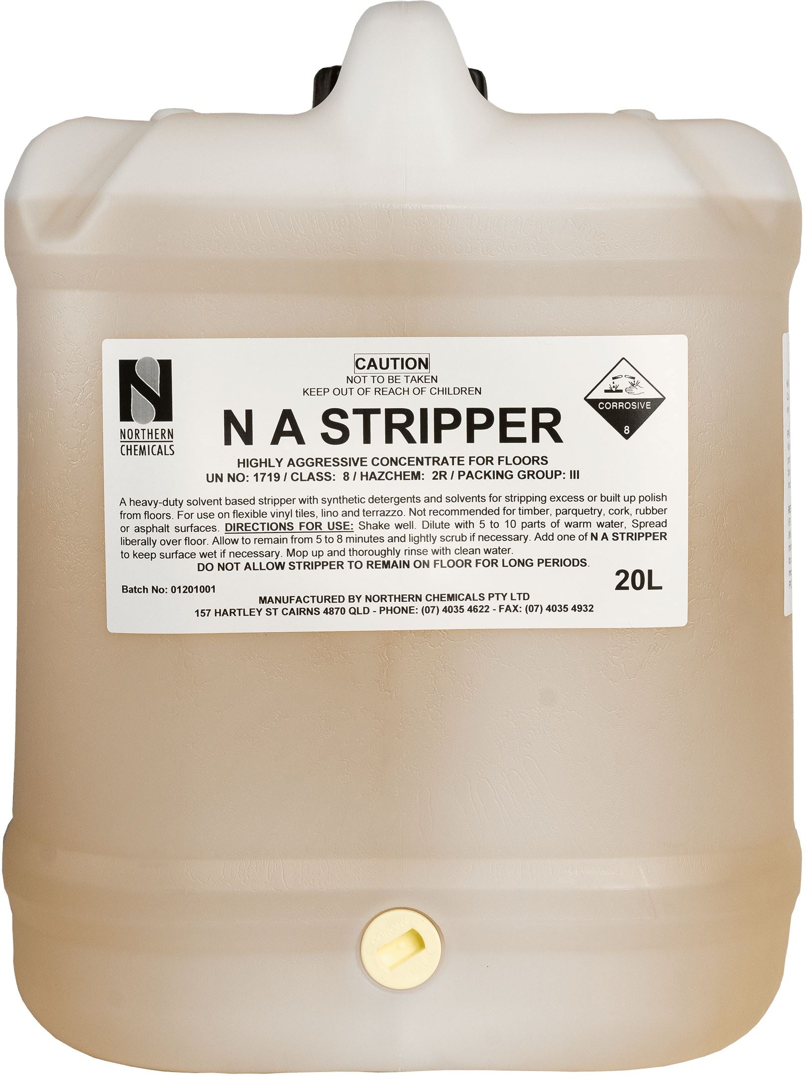 NA Stripper – Northern Chemicals | Cleaning Supplies Cairns