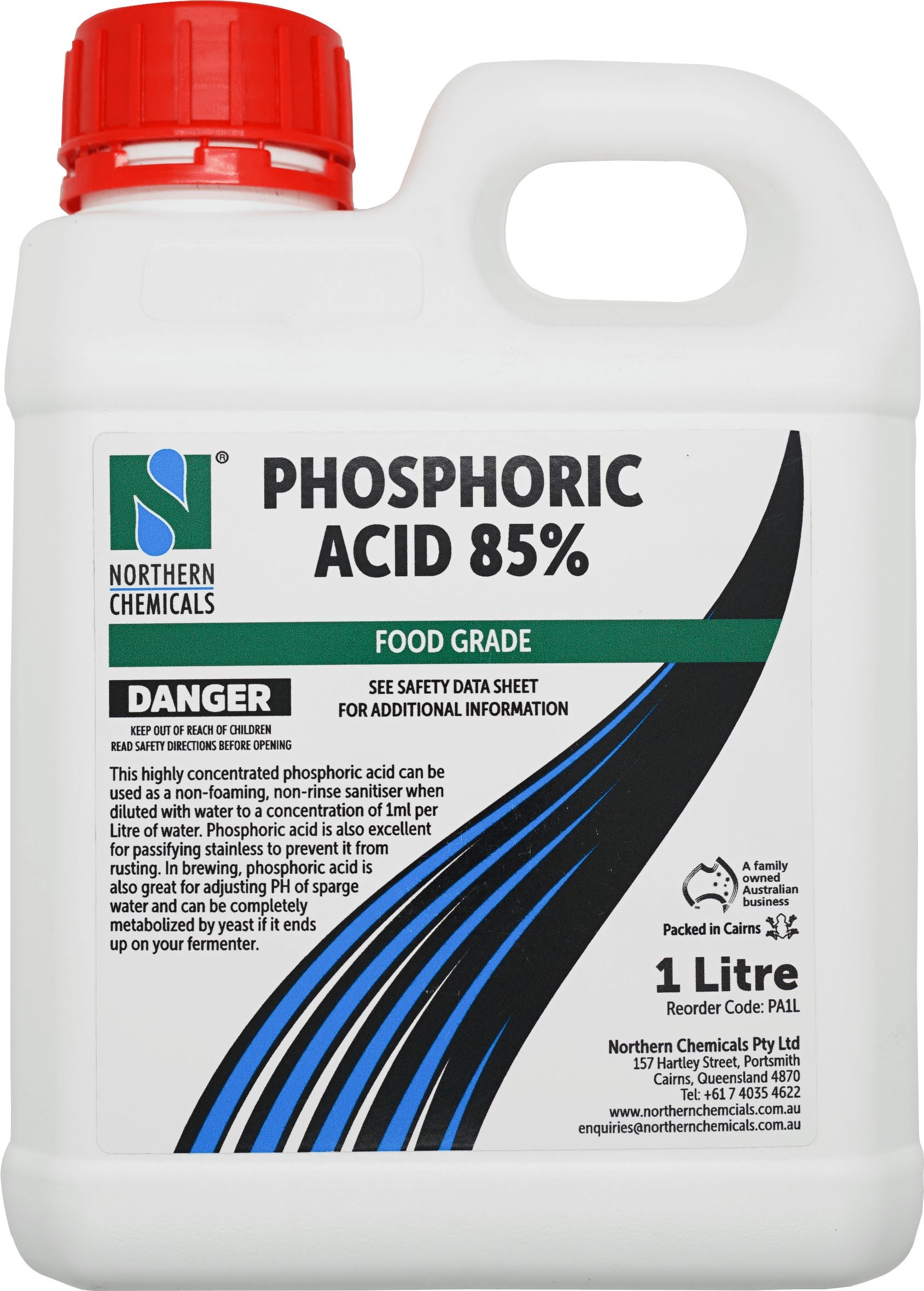 Phosphoric Acid 85% - Food Grade – Northern Chemicals | Cleaning ...