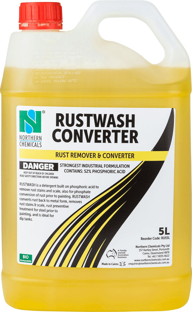 Rustwash Converter - Rust Remover in Cairns– Northern Chemicals ...